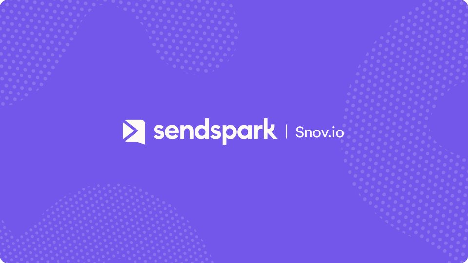 Snov.io + Sendspark Integration | Personalize Videos at Scale